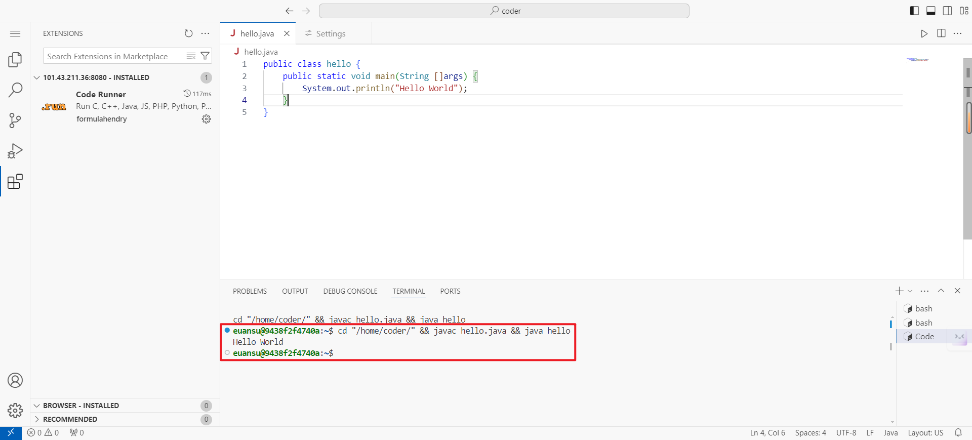 Code-Server安装部署 | EuanSu's Blog